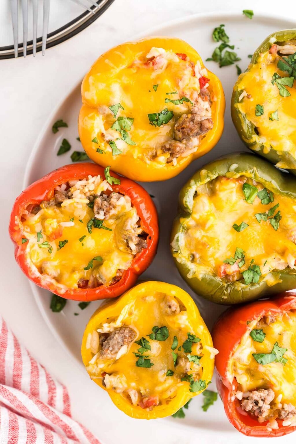 Best Stuffed Peppers Recipe (Easy Ground Beef & Sausage)