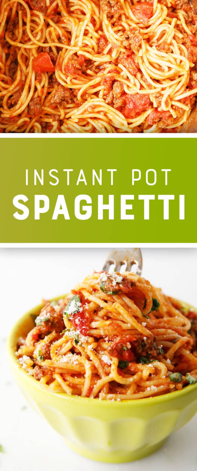 Instant Pot Spaghetti - BEST Instant Pot Spaghetti Recipe!
