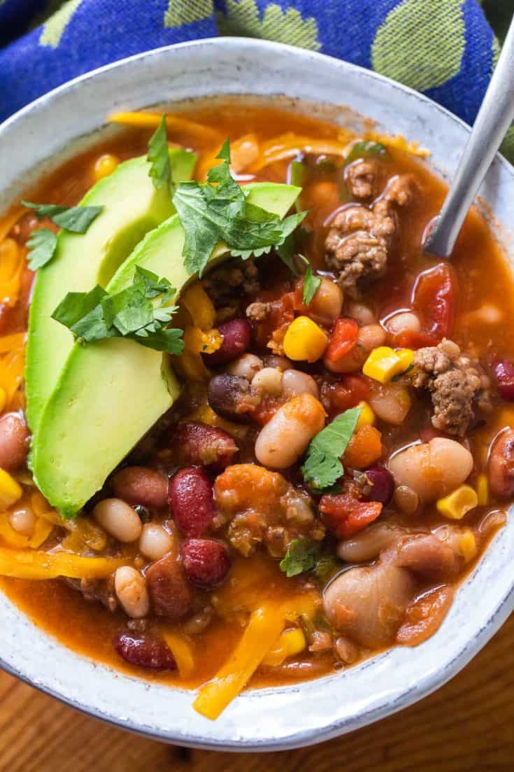 15 Bean Taco Soup Recipe