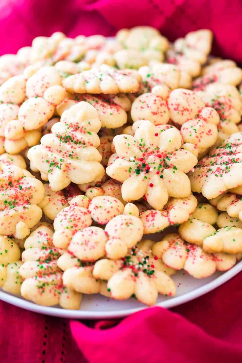 Holiday Spritz Cookies