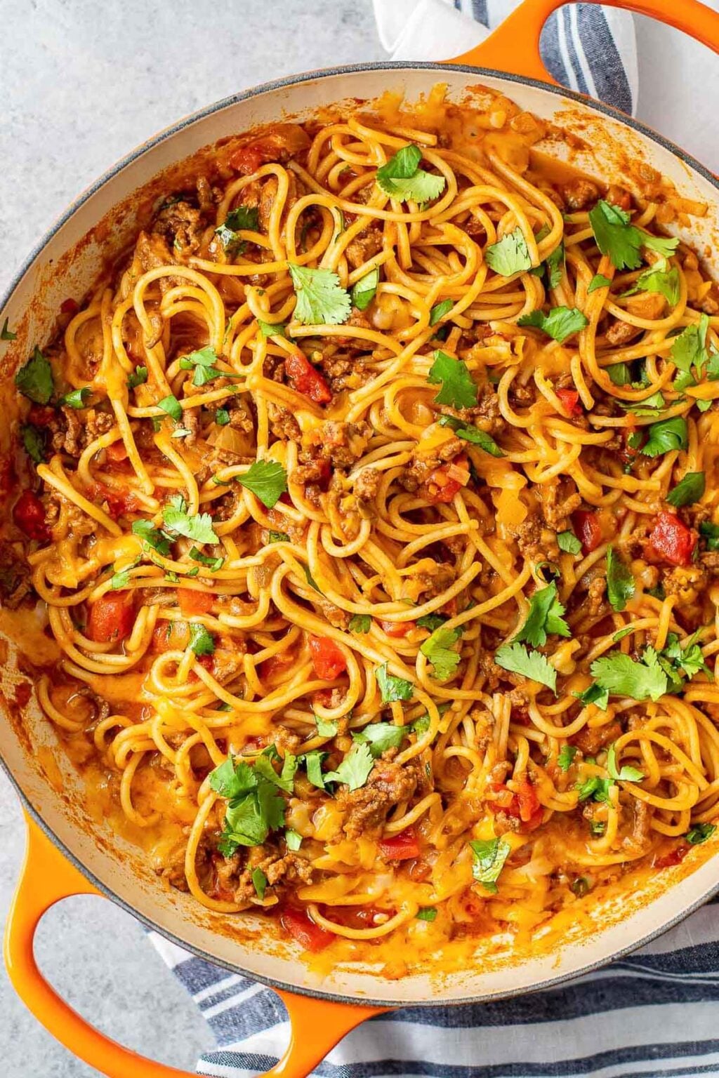 Taco Spaghetti Recipe - Quick & Easy One Pot Dinner!